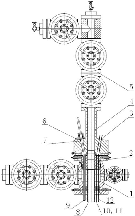 一种多管穿越高温测试井口装置的制作方法