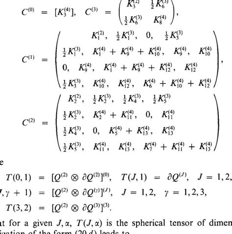 Where Matrices C” Are Defined As 5 Oseen Frank Theory And