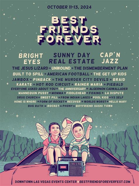 Best Friends Forever A New Vegas Emo Fest Shares 2024 Lineup