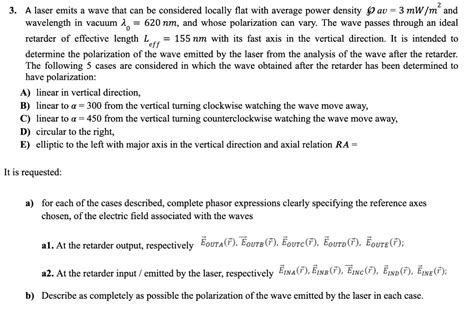 Solved Here I Have A Polarization Exercise Using Different Chegg Com