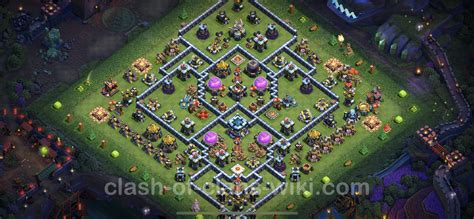 Die Anti Alles Base Rathaus Level 13 Link Hybrid Coc Clash Of