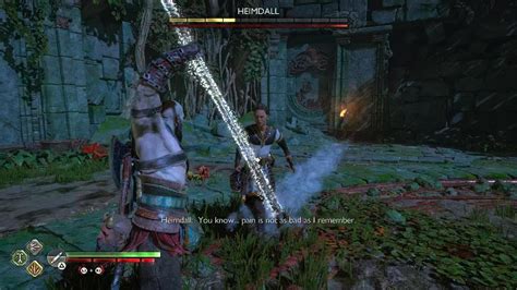 God of War Ragnarök Heimdall GMGOW Difficulty Boss Fight YouTube