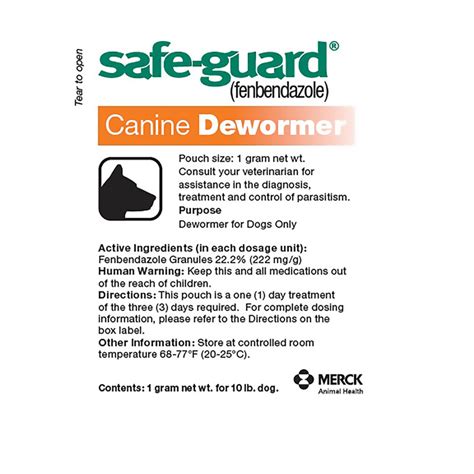 Safe Guard Canine Dewormer 1 Gm Petsense