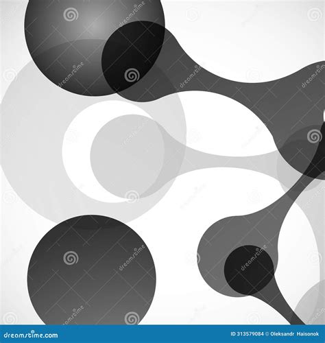 Vector Biotechnology Illustration Science Design Molecule Dna Stock