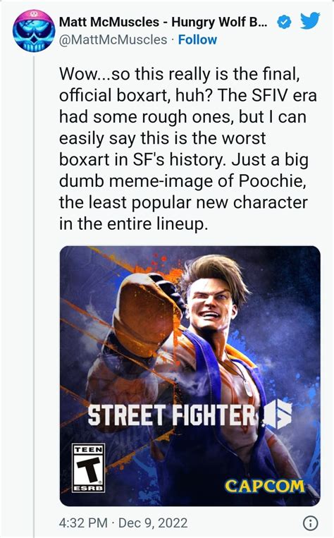 Capcom Reveals Street Fighter 6 Cover Art And Fans Are Not Happy With
