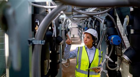 Engineer Checking Pipe