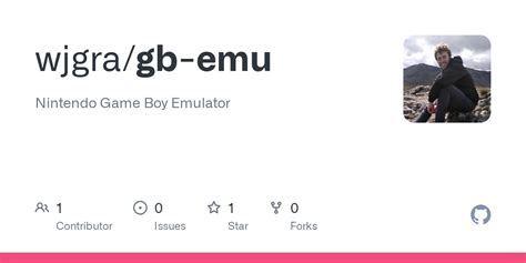 Github Wjgra Gb Emu Nintendo Game Boy Emulator
