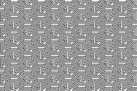 Premium Vector Geometric Shapes Abstract Lines Seamless Pattern