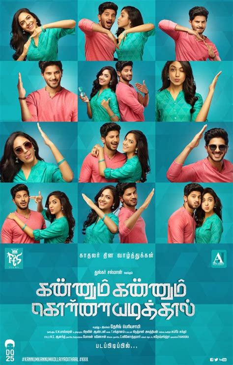 Kannum Kannum Kollai Adithaal First Look Feat Dulquer Salmaan Ritu