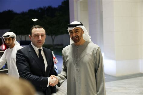 პრემიერ მინისტრი ირაკლი ღარიბაშვილი არაბთა გაერთიანებული საამიროების პრეზიდენტს შეიხ მოჰამედ