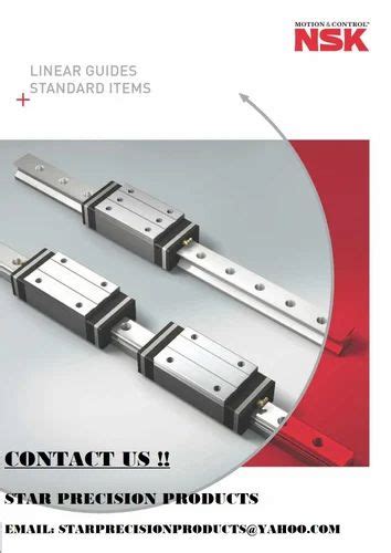 Standard Stainless Steel NSK Linear Guide For Machine Tools At 3000 Piece In Chennai