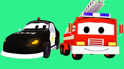 La Super Patrulla Y Sus Amigos De Auto City La Ambulancia El Coche De