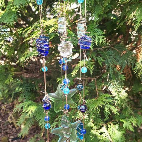Sea Glass Wind Chime Etsy