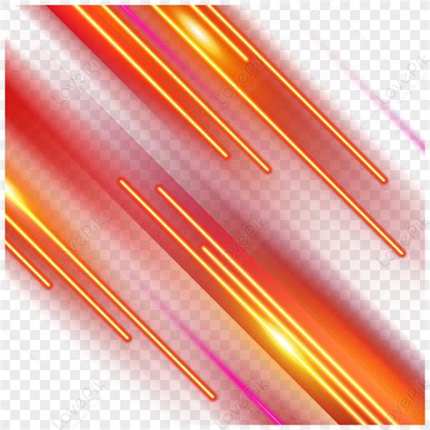 Abstract Red Line Light Effects Geometric Border An Abstract Light Frame Png Image And Clipart