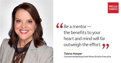 Joseph Jeffcott On Linkedin In Her Own Words Wells Fargos Talena Hooper Banks On Mentorship