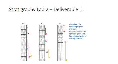 Solved Correlation Stratigraphy Exercise Standard Symbols