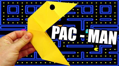 Como Hacer Un PAC MAN De Papel Paso A Paso Facil Super Cool Origamis De Papel Origami Pac Man