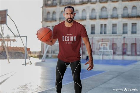 Mockups PSD De Camiseta De Baloncesto Editables Para Descargar