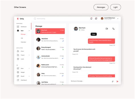 Uniq Project Management Dashboard Behance