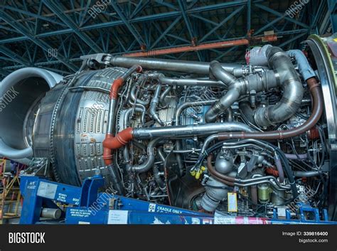Gas Turbine Engine Image Photo Free Trial Bigstock