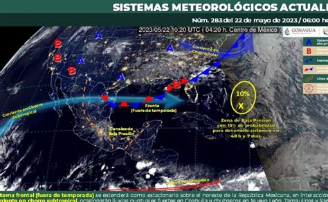 Clima En México Persisten Las Fuertes Lluvias Y Vientos