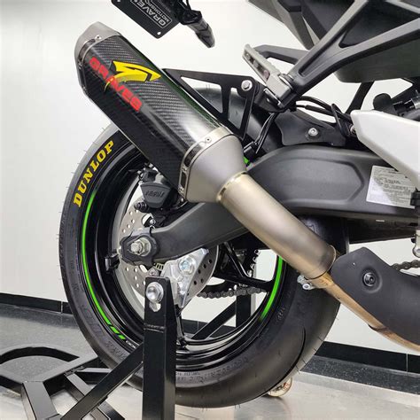 Graves Motorsports Kawasaki Zx 4rr 2023 Cat Back Slip On Carbon Exhaust