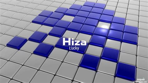 Hiza 3D Name Wallpaper for Mobile, Write हिज़ा Name on Photo Online