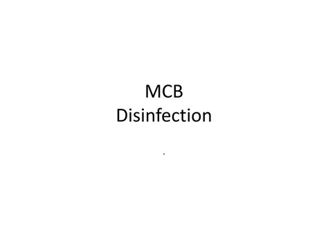 Solution Microbiology Disinfection Studypool