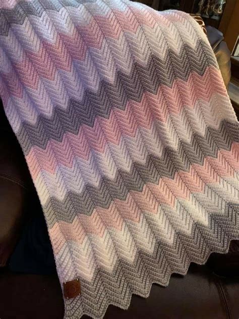 Pin On Crochet Hats In Chevron Crochet Blanket Pattern Crochet Cushion Pattern Crochet