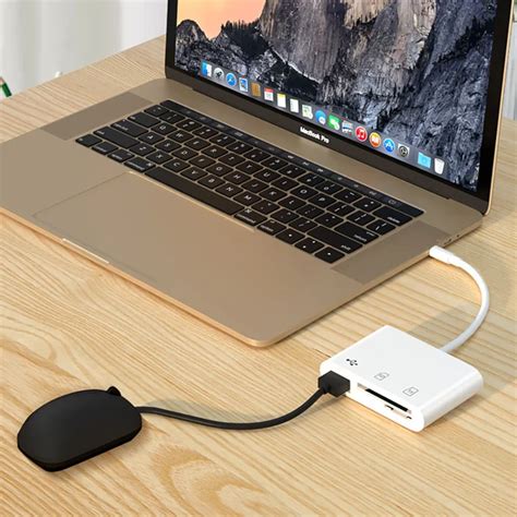 타입 C 카드 리더 Sd Tf 메모리 카드 리더 Usb C Otg 어댑터 고속 데이터 송신기