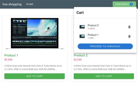 Clean Architecture Shopping Cart Vue Blog