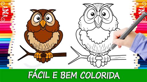 Como Desenhar Uma Coruja Facil E Rápido 🦉 Como Desenhar Uma Coruja