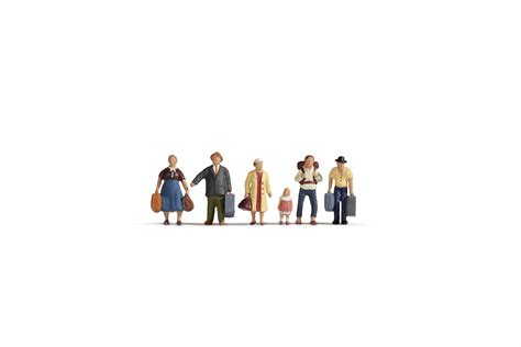 Passengers With Luggage Model Figures Noch