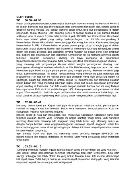 Contoh Transkrip Wawancara Pdf