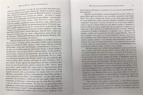 Livro Klein Psicanálise