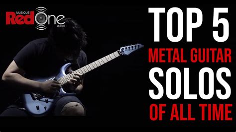Top 5 Metal Guitar Solos Of All Time Youtube