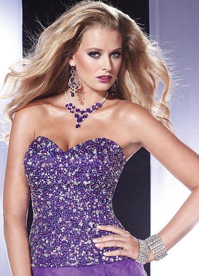 French Novelty Panoply Organza High Low Tiered Prom Dress 14438