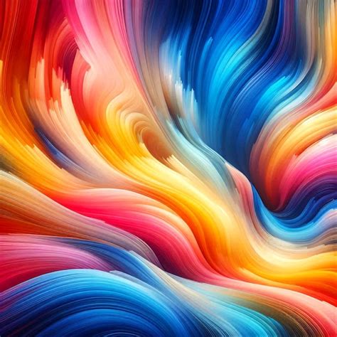 Vibrant Abstract Patterns Creating A Visual Masterpiece Premium Ai