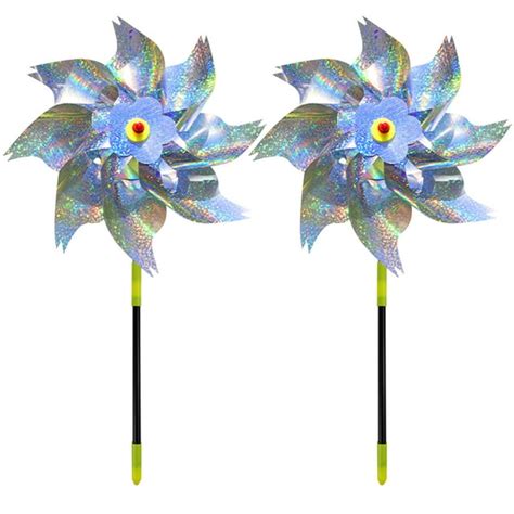 Hohaski Garden Outdoor Bird Proofing Device 2pc Bird Scaring Devices