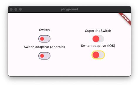 `thumbcolor` And `focuscolor` Arent Provided To Cupertino Variant Of