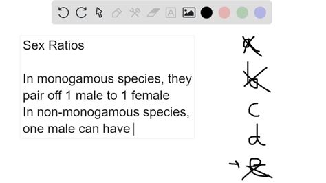 Solved Which Of The Following Statements About Sex Ratios Is False A In Monogamous Species A