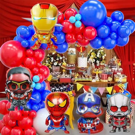 MARVEL AVENGERS BOY Birthday Party Decoration Superhero Balloon Arch