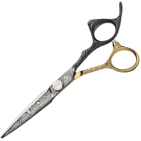 Комплект ножица за подстригване и филажна ножица Enzo Magic Карбонови гребени кърпичка калъф