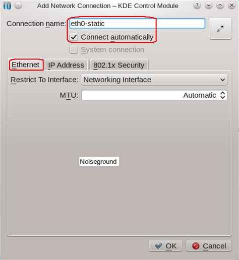 SDB Knetworkmanager Static Ip Auto Eth OpenSUSE Wiki