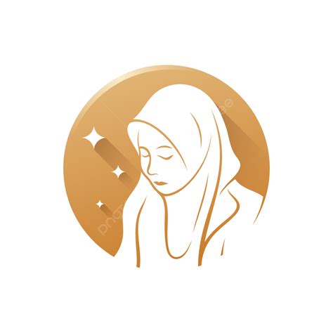 Beautiful Hijab Woman Vector Hd Png Images Muslimah Woman Silhouette