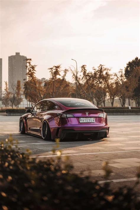 Robot Tesla Model 3 Hacker Widebody Full Body Kit Aero Carbon Uk