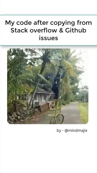 Copying Code From Stack Overflow 😂 Developermemes Codingmemes Funny Comedy Programmingmemes