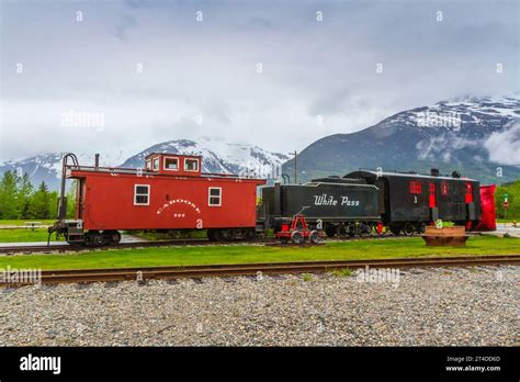 White Pass And Yukon Route Railroad Train Station Depot In Skagway Alaska The Scenic Train