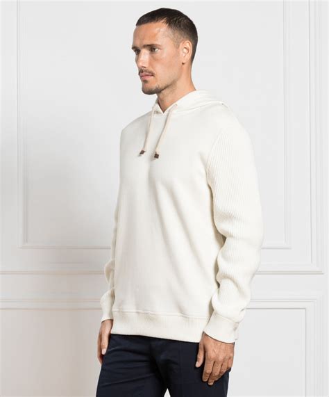 Brunello Cucinelli - Белые худи MTU239051G купить в Symbol