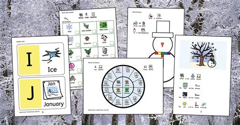 Widgit Symbol Resources Winter Pack